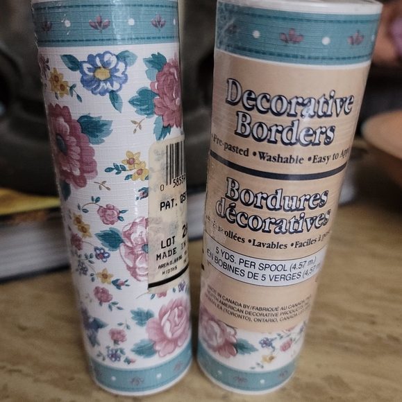 decorative borders | Wall Decor | Vtg Cottagecore Style Wallpaper ...